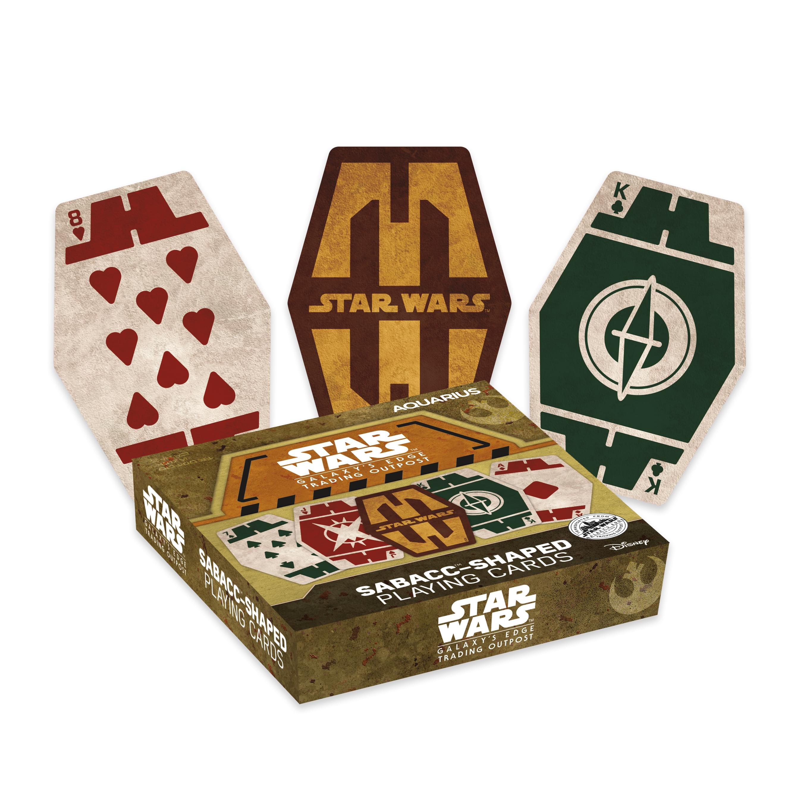 Star Wars Sabacc Shaped Playing Cards | Free Shipping
