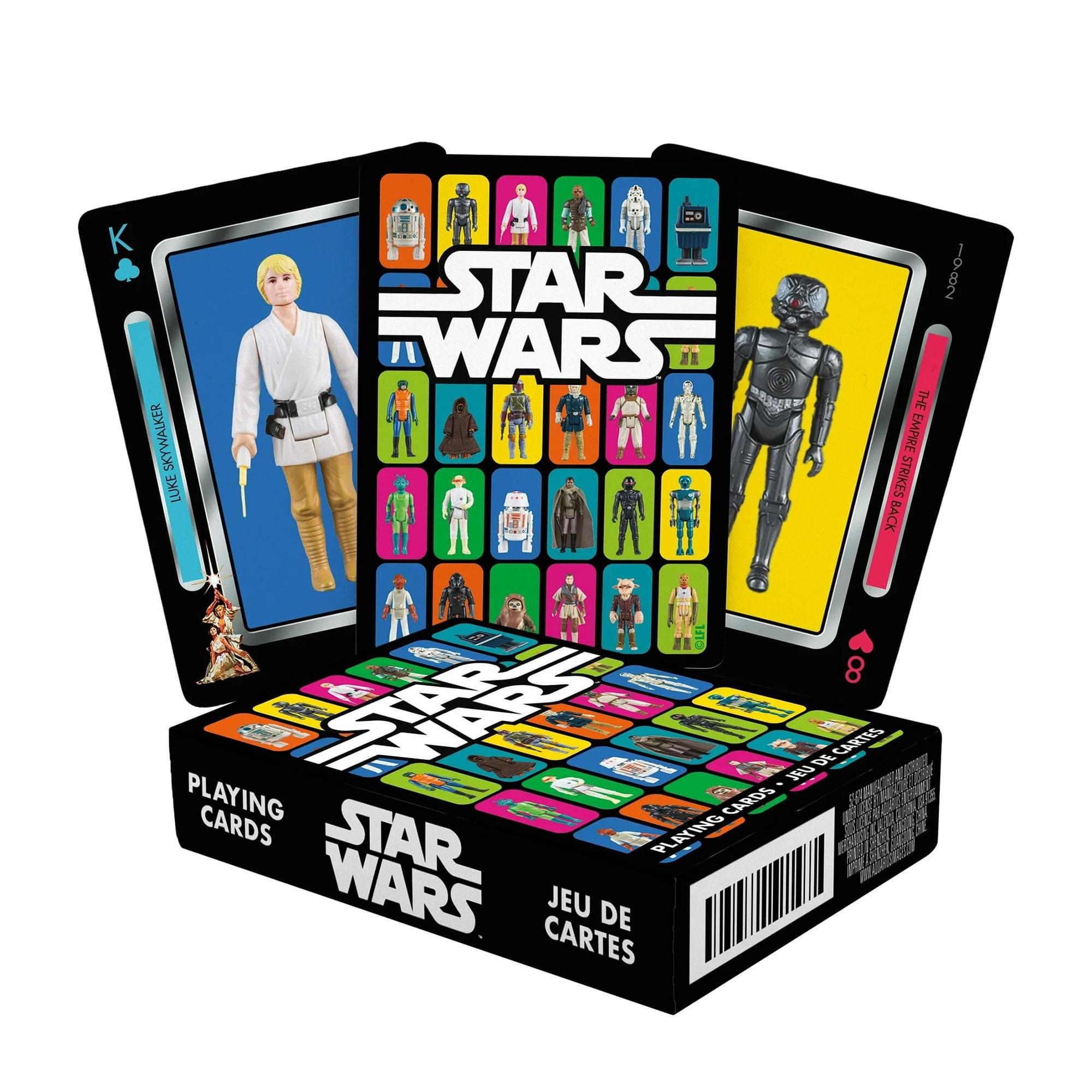 Star Wars Vintage Kenner Action Figures Playing Cards | Free Shipping
