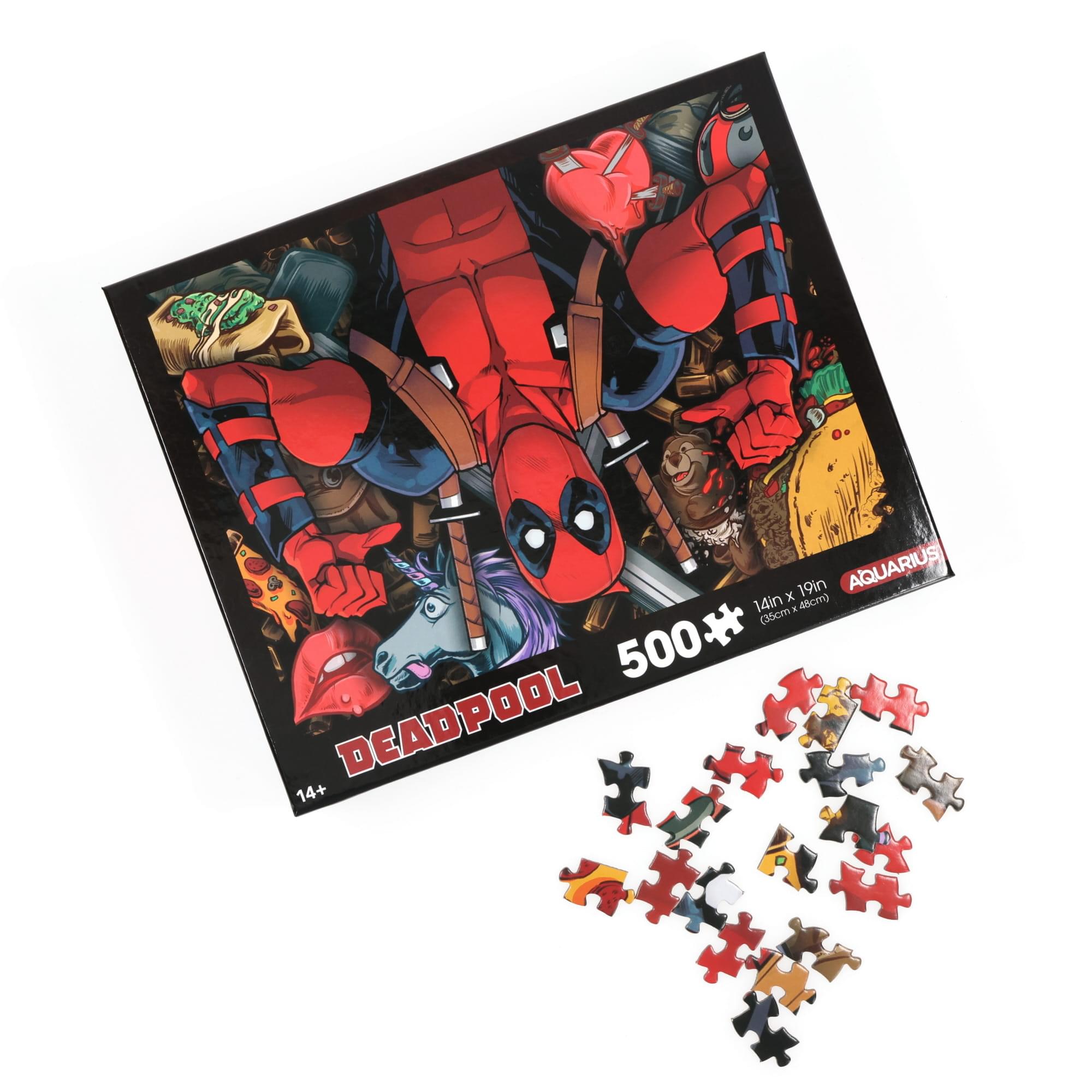 Marvel Deadpool Collage 500 Piece Jigsaw Puzzle | Free Shipping