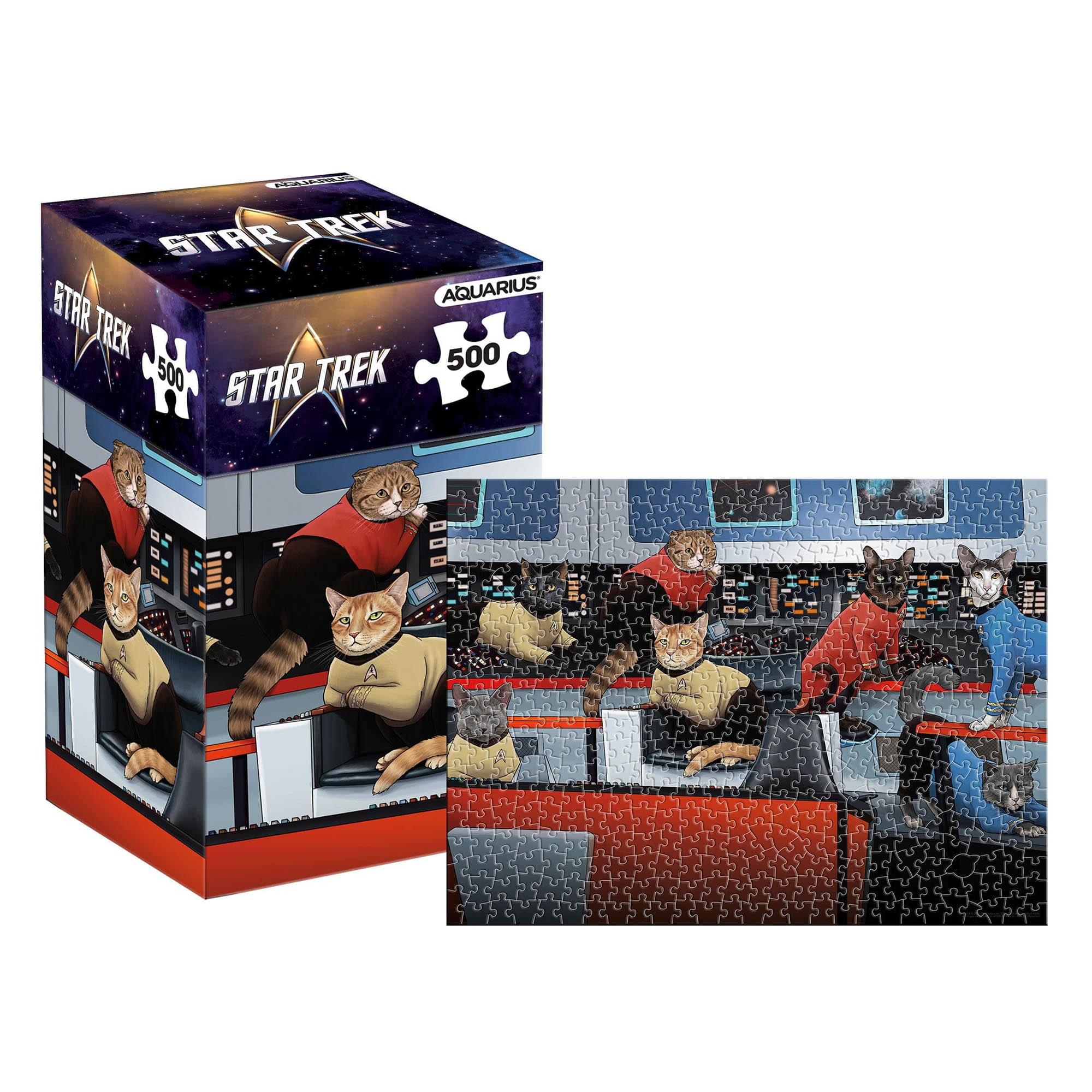 Star Trek Cats 500 Piece Jigsaw Puzzle | Free Shipping