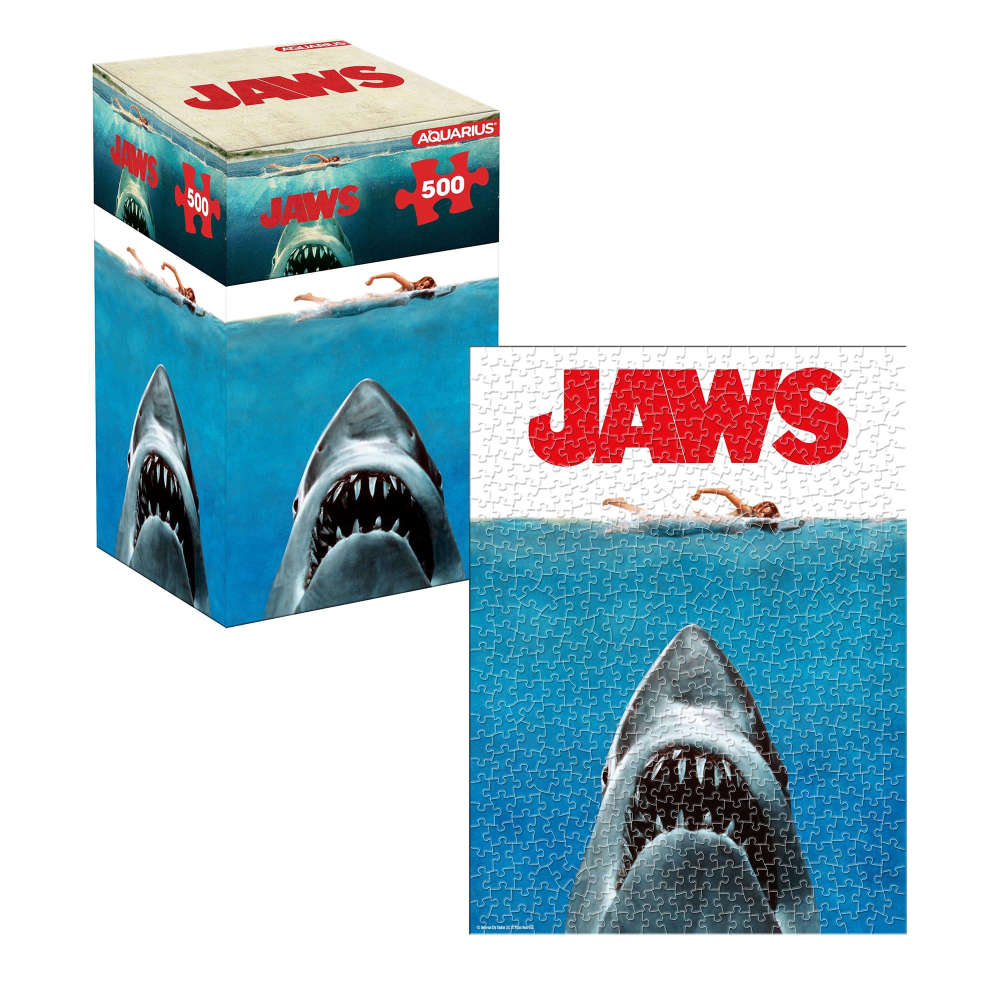JAWS One Sheet 500 Piece Jigsaw Puzzle | Free Shipping