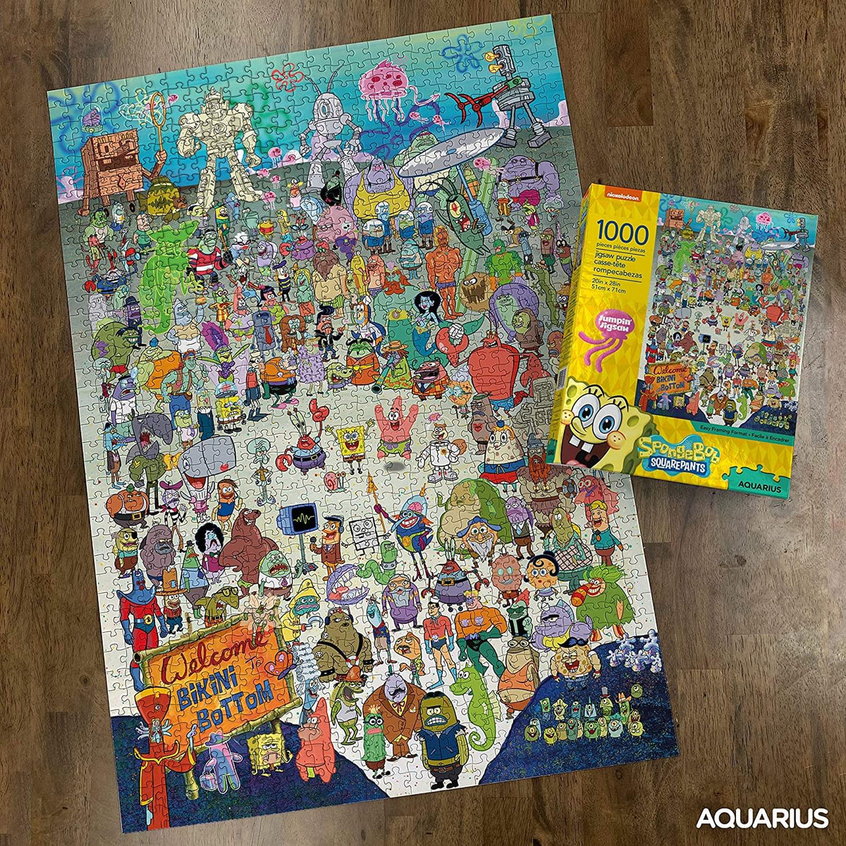 SpongeBob SquarePants 1000 Piece Jigsaw Puzzle | Free Shipping