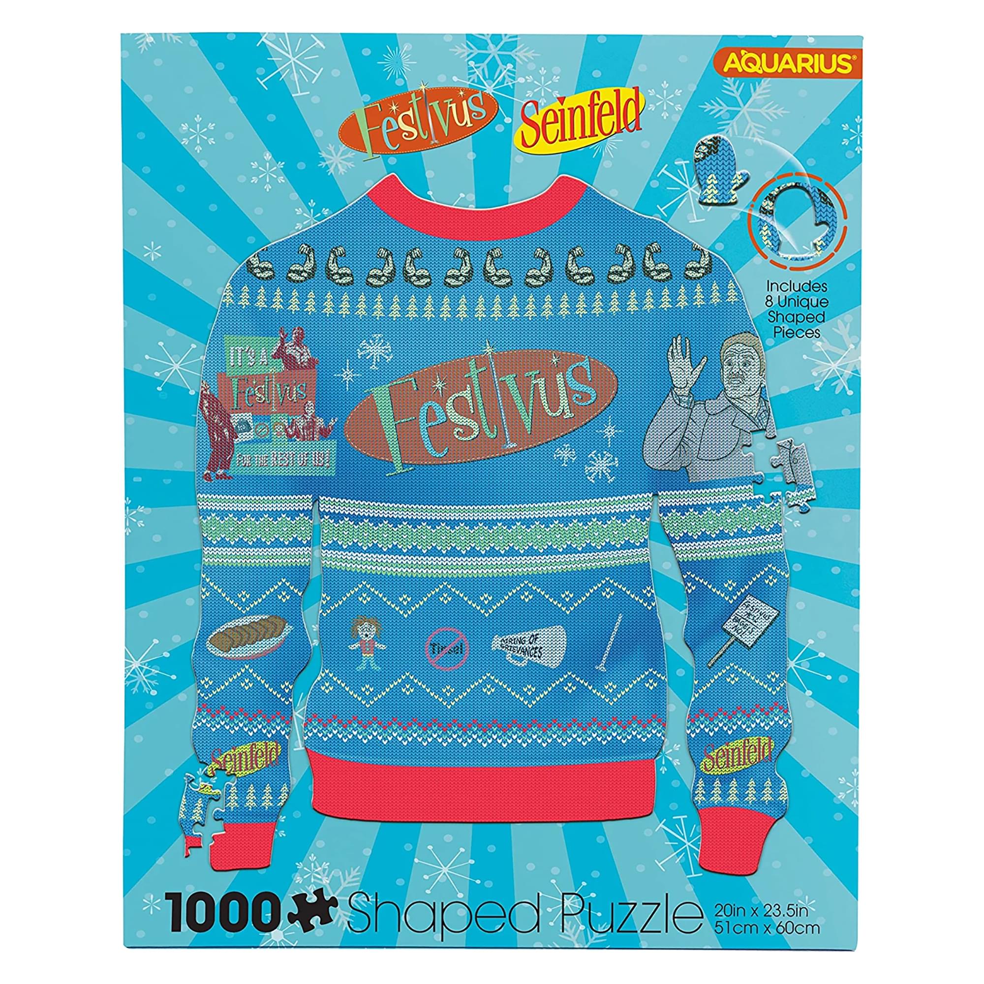 Seinfeld Christmas Sweater 1000 Piece Puzzle | Free Shipping
