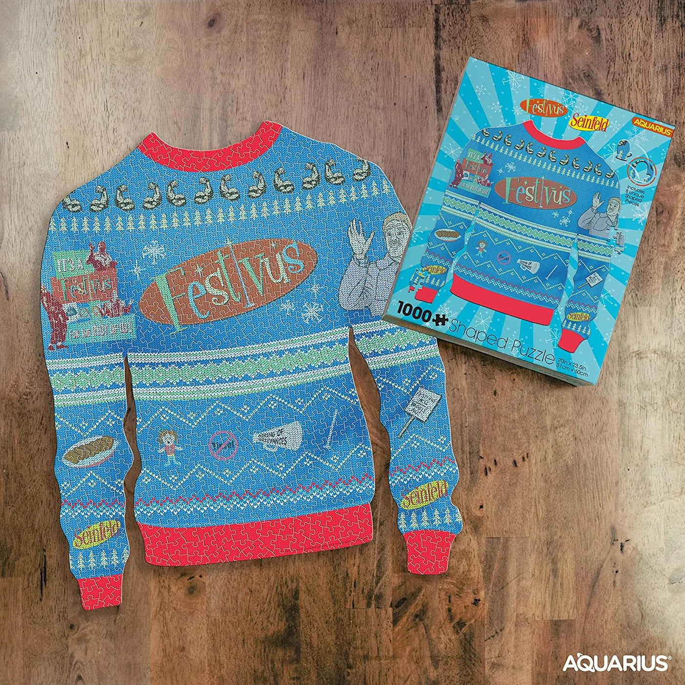 Seinfeld Christmas Sweater 1000 Piece Puzzle | Free Shipping