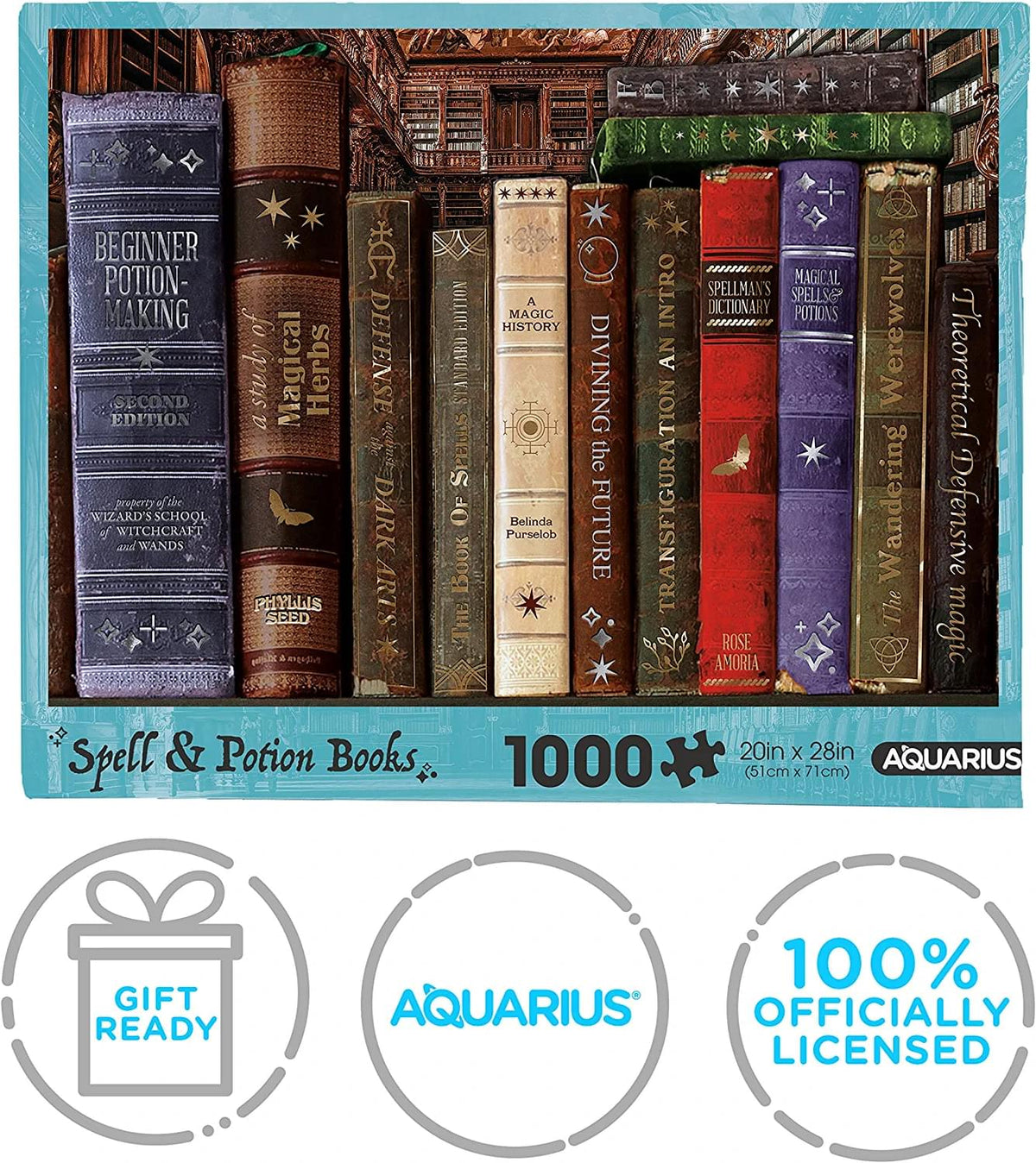 Spell and Potion Books 1000 Piece Jigsaw Puzzle | Free Shipping