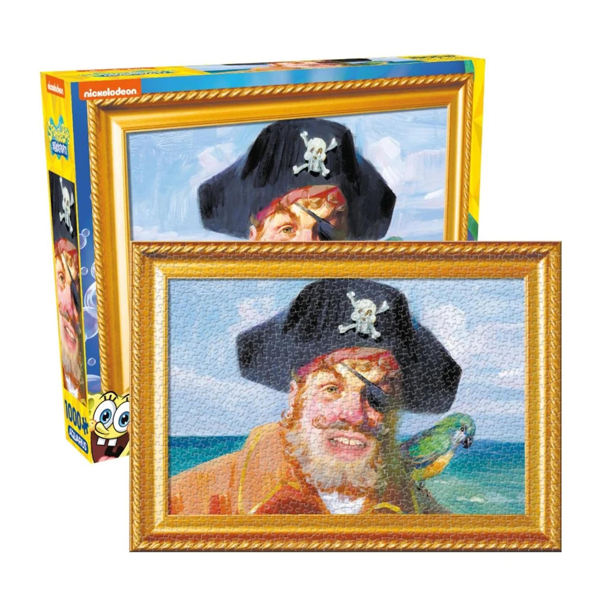 SpongeBob Painty Pirate 1000 Piece Jigsaw Puzzle | Free Shipping