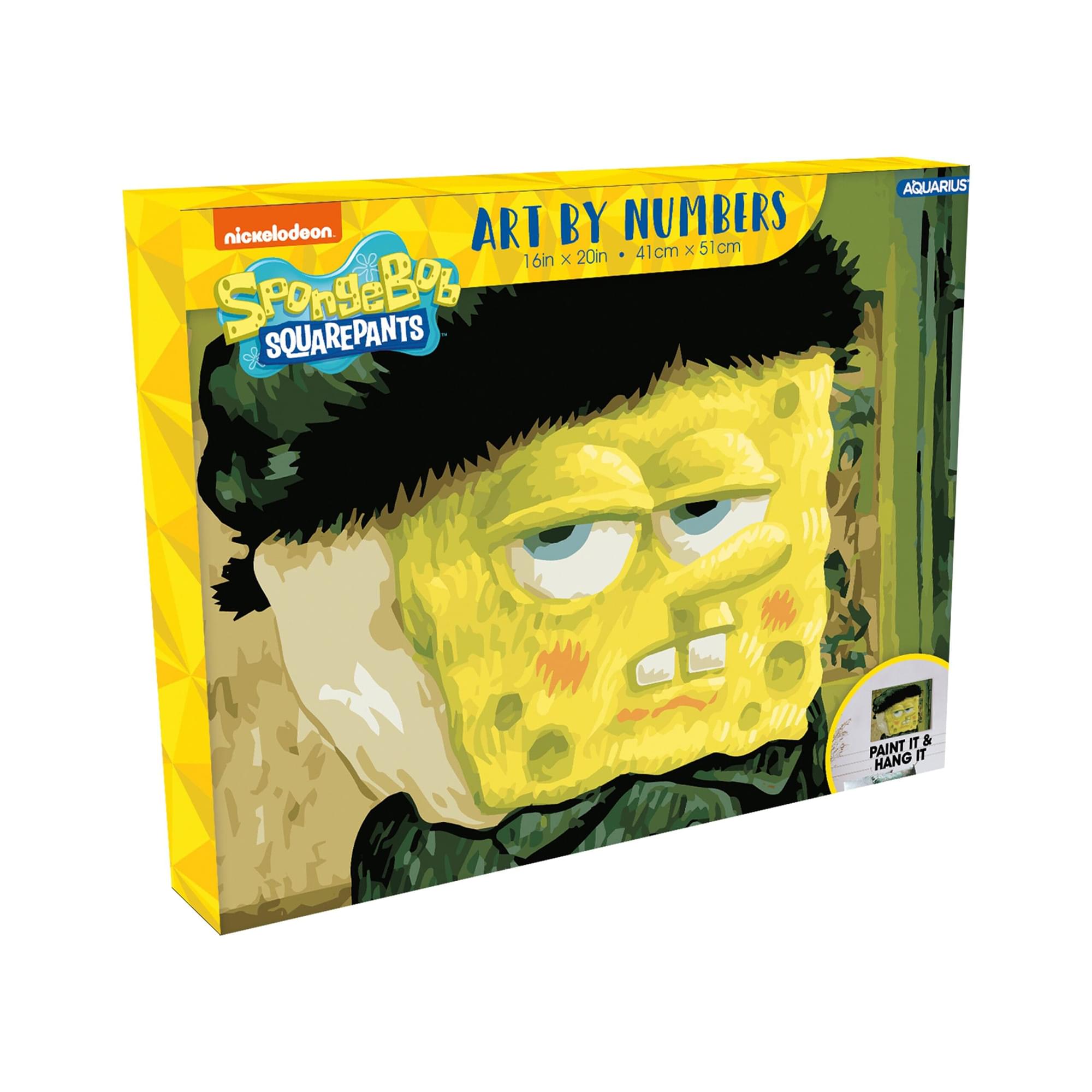 SpongeBob Van Gogh Art By Numbers Painting Kit | Free Shipping