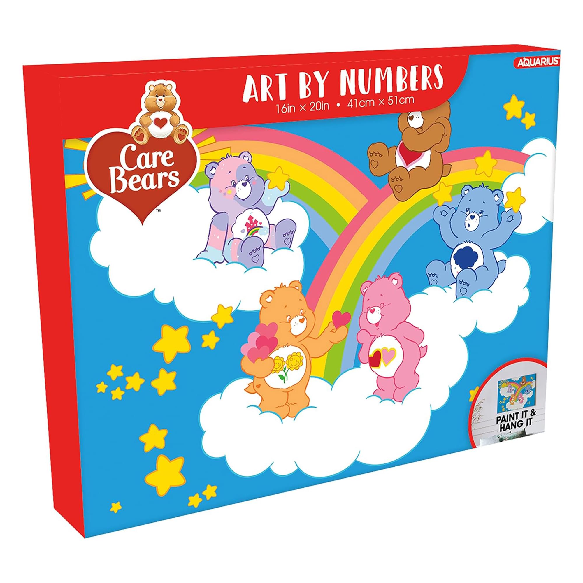 Care Bears Art-By-Numbers Craft Kit | Free Shipping