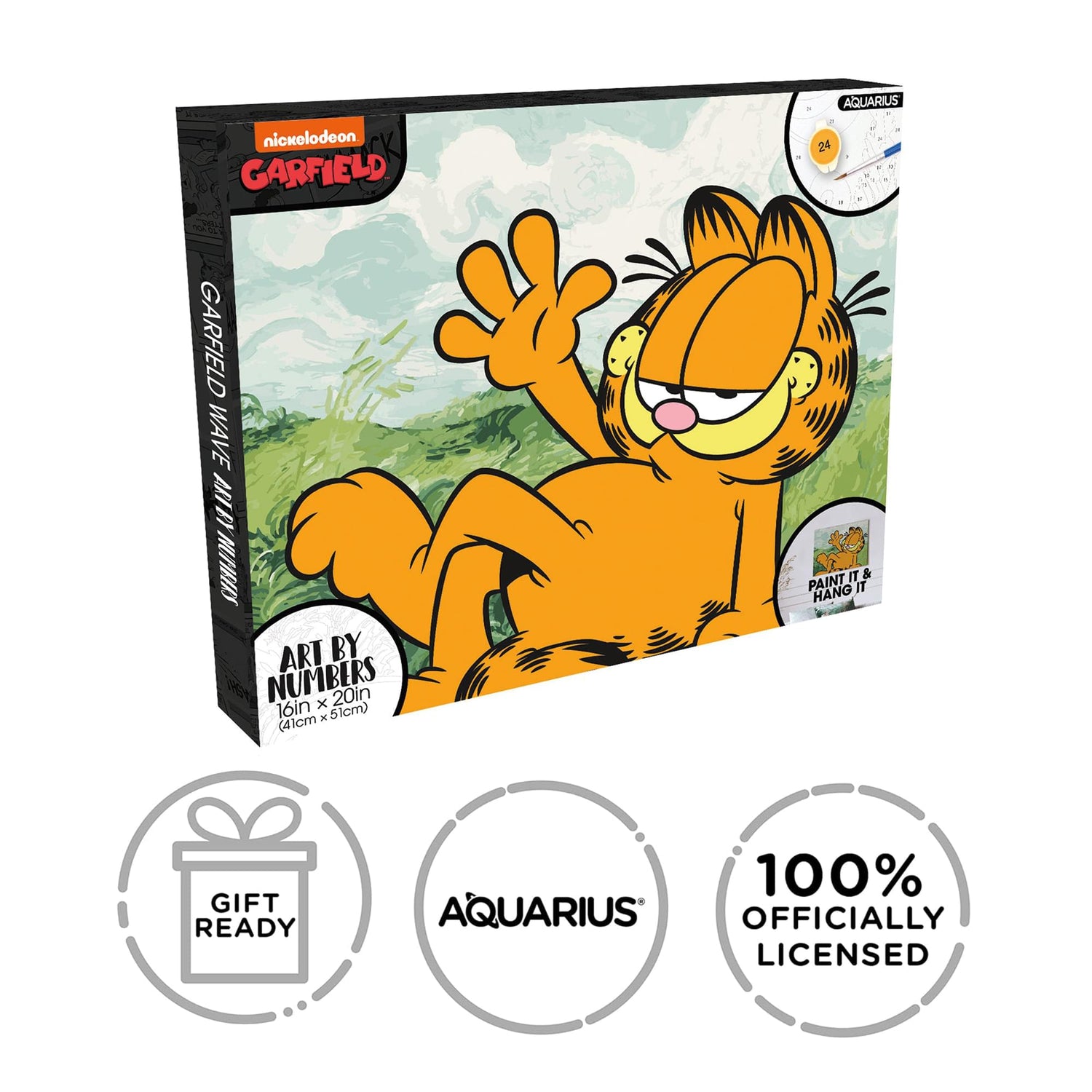 Garfield Art By Numbers Painting Kit | Free Shipping
