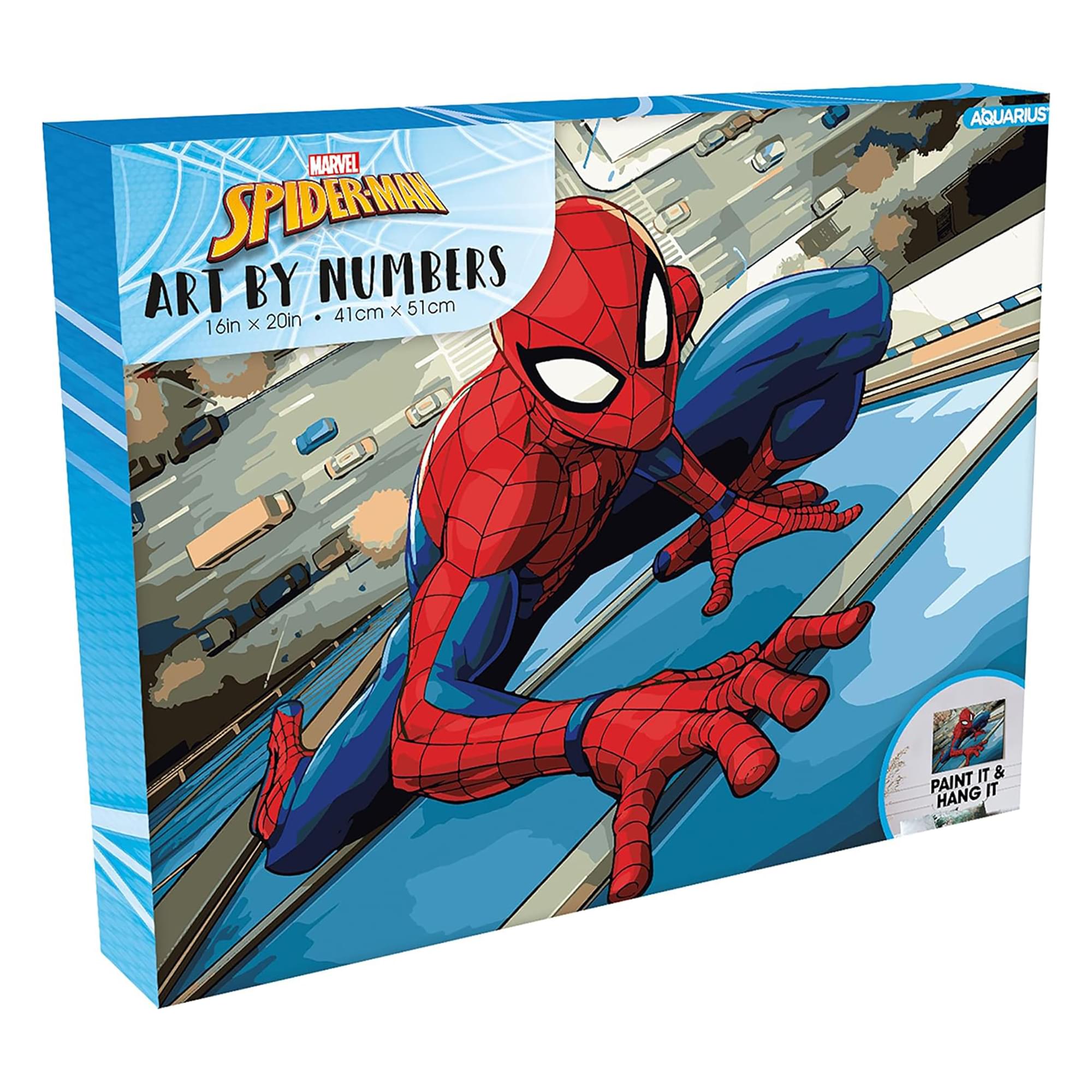 Marvel Spider-Man Art-By-Numbers Craft Kit | Free Shipping
