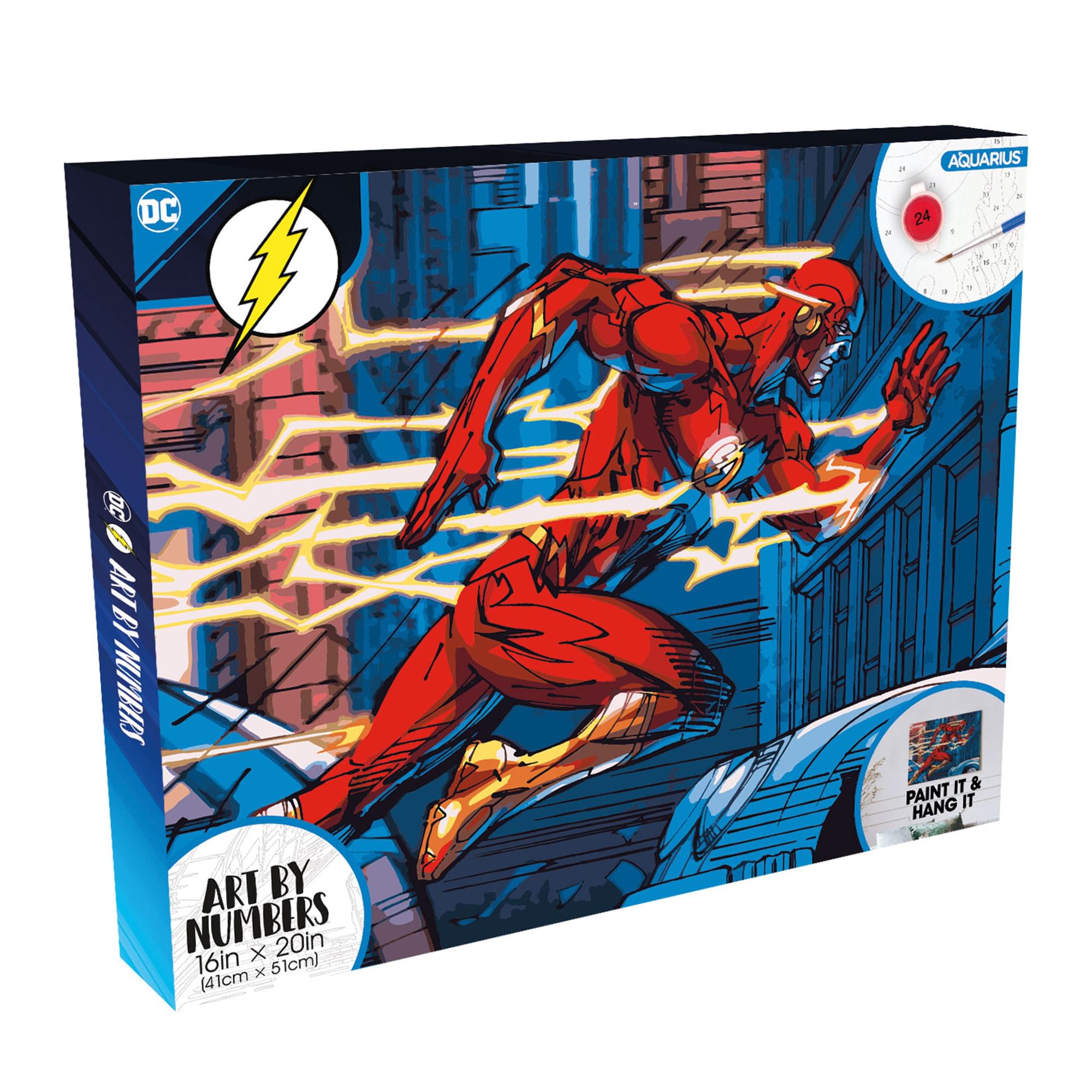 DC Comics The Flash Art By Numbers Painting Kit | Free Shipping
