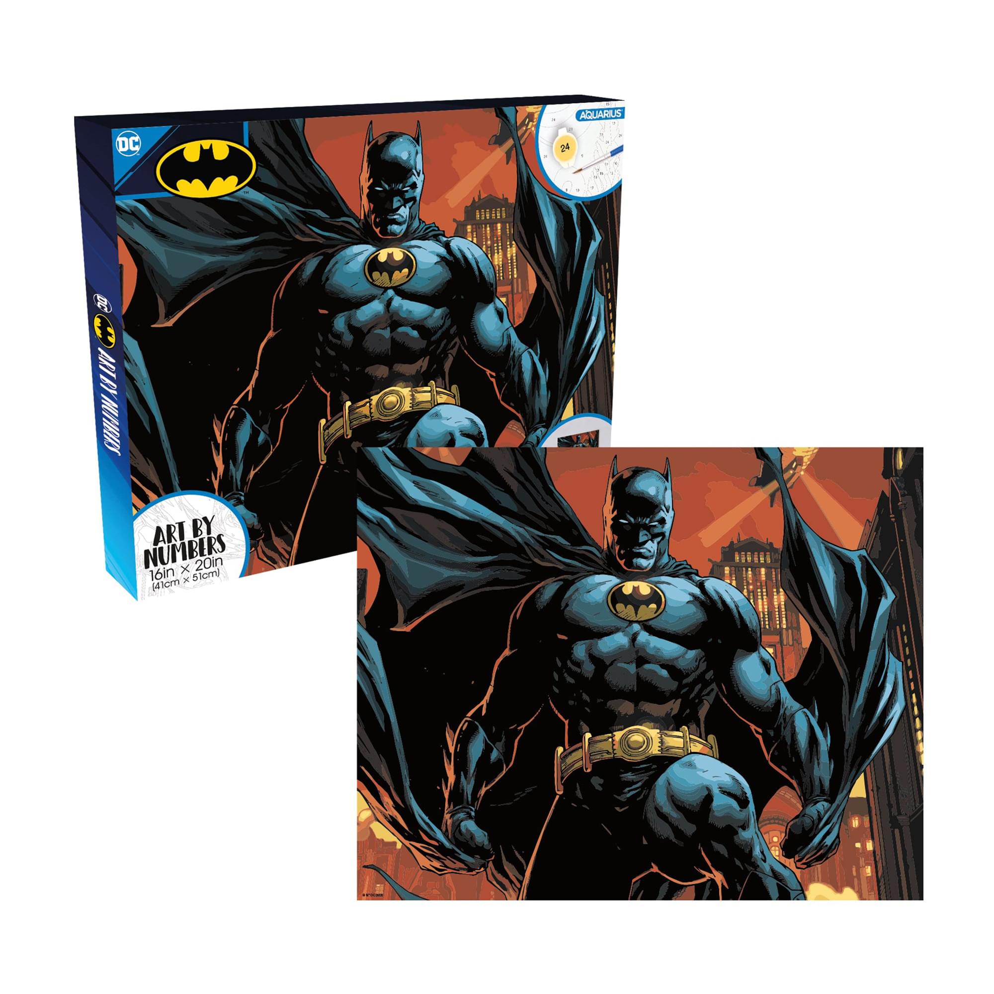 DC Comics Batman Art By Numbers Painting Kit | Free Shipping