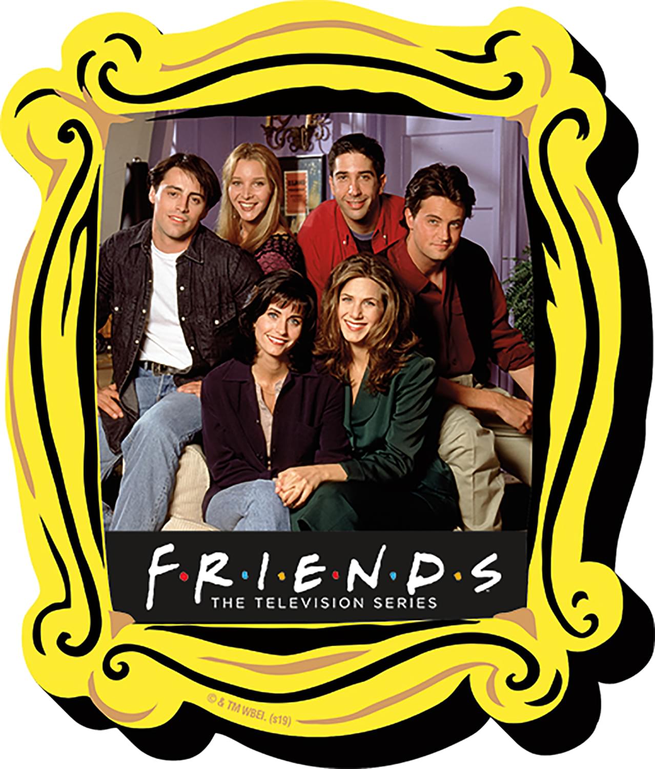 Friends Cast In Picture Frame Plastic Magnet | Free Shipping