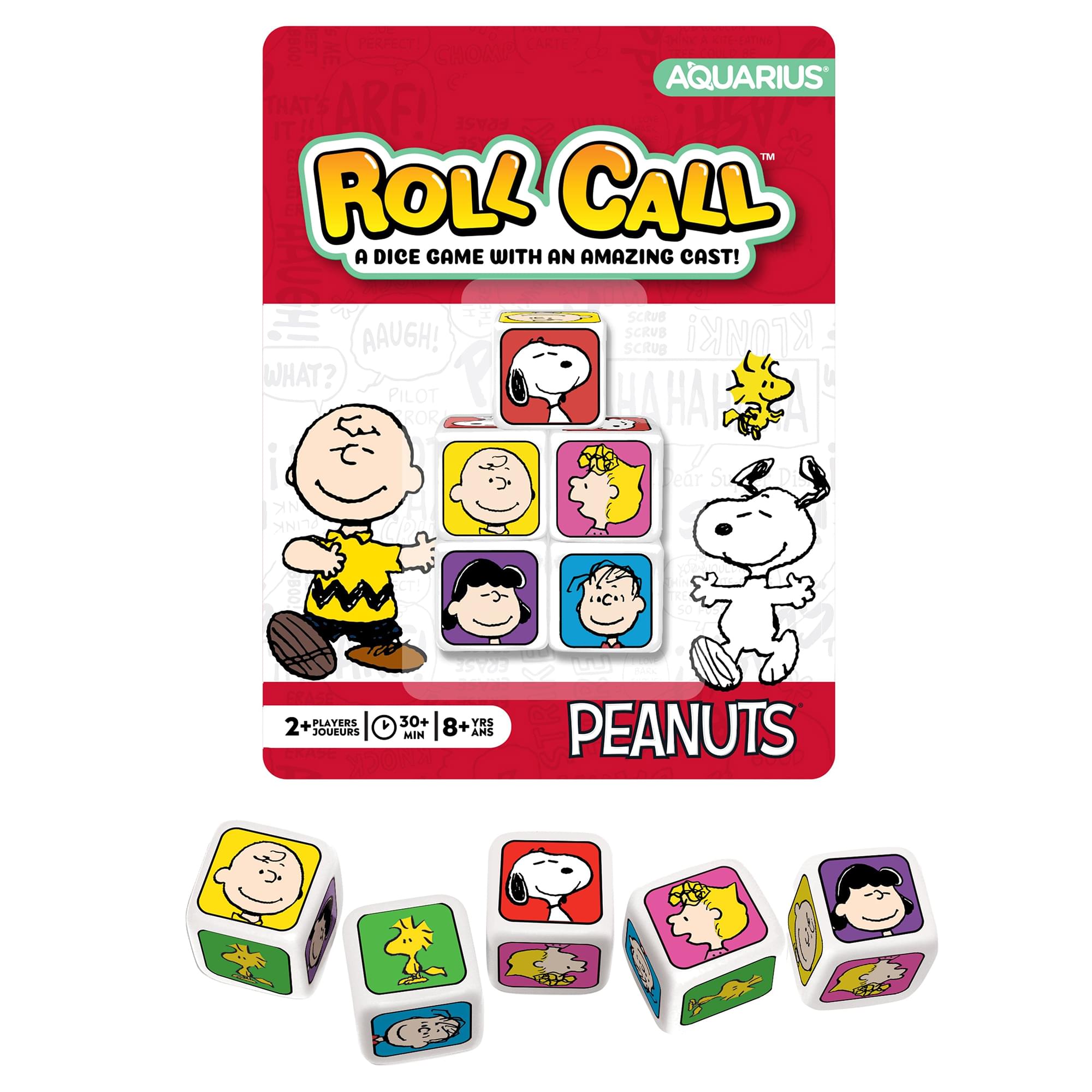 Peanuts Roll Call Dice Game | Free Shipping