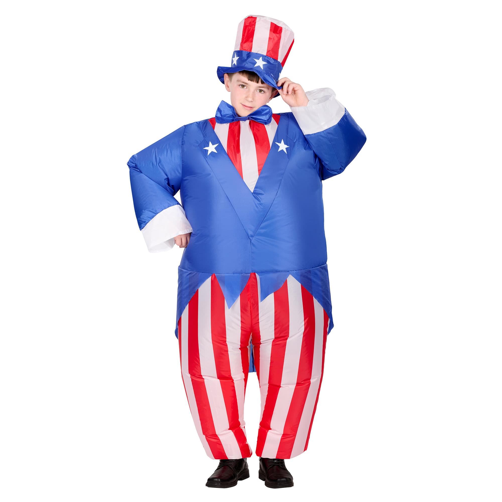 Uncle Sam Inflatable Child Costume | One Size | Free Shipping
