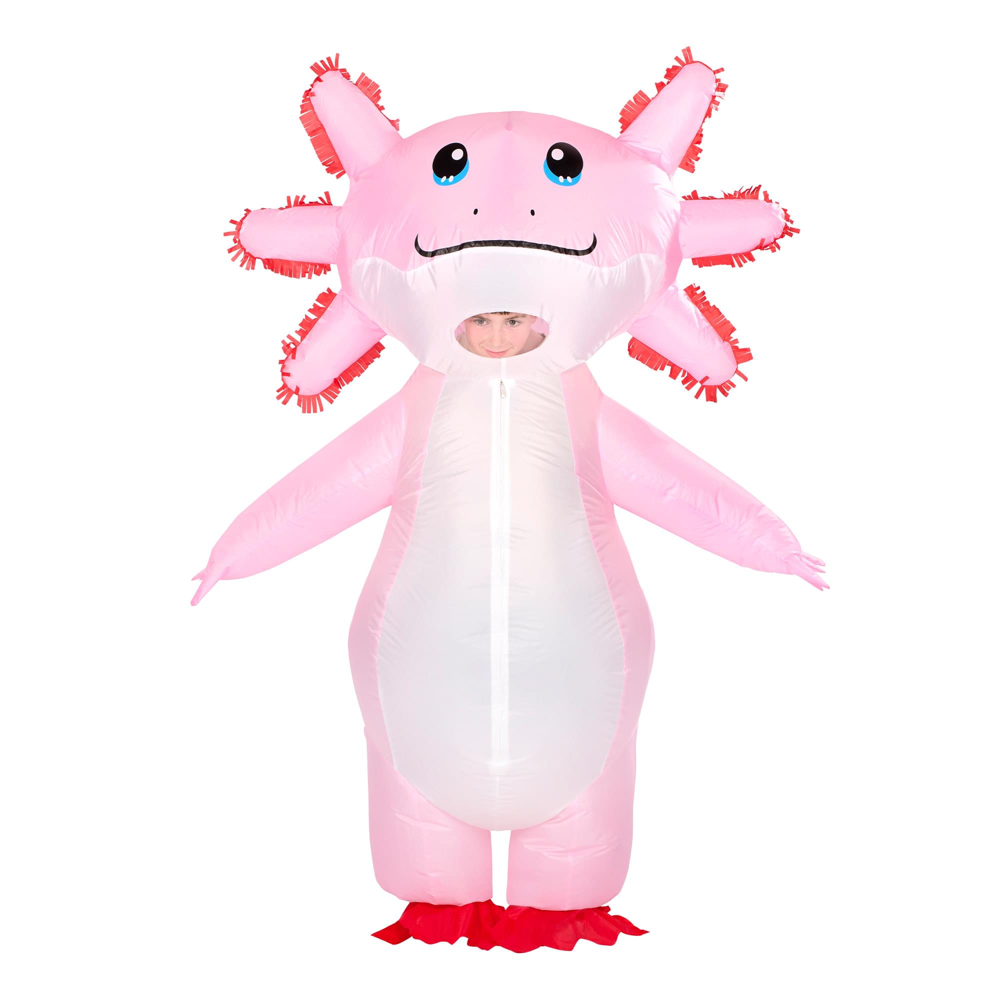 Axolotl Inflatable Child Costume | One Size | Free Shipping