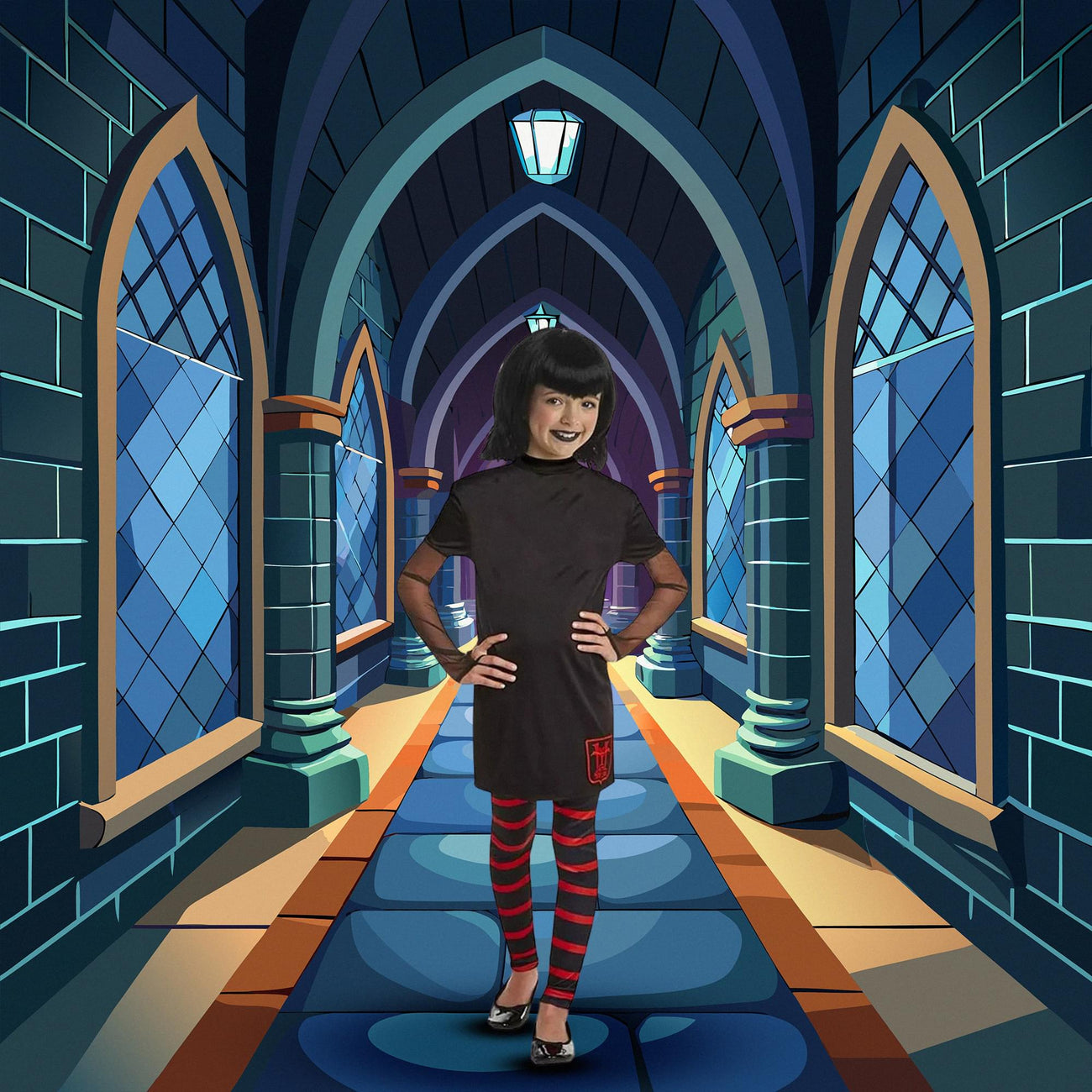 Hotel Transylvania Mavis w/ Wig Child Costume | Free Shipping