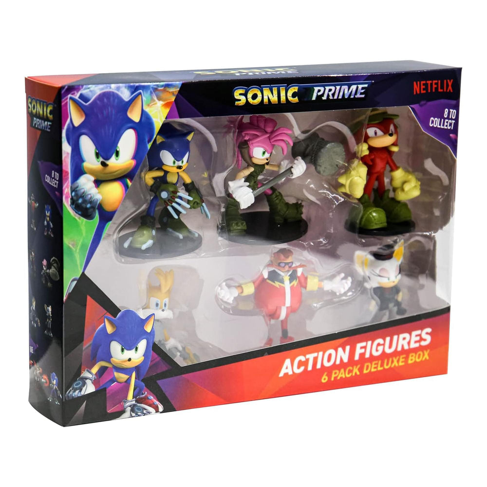 Sonic the Hedgehog Sonic Prime Figure 6 Pack | Free Shipping