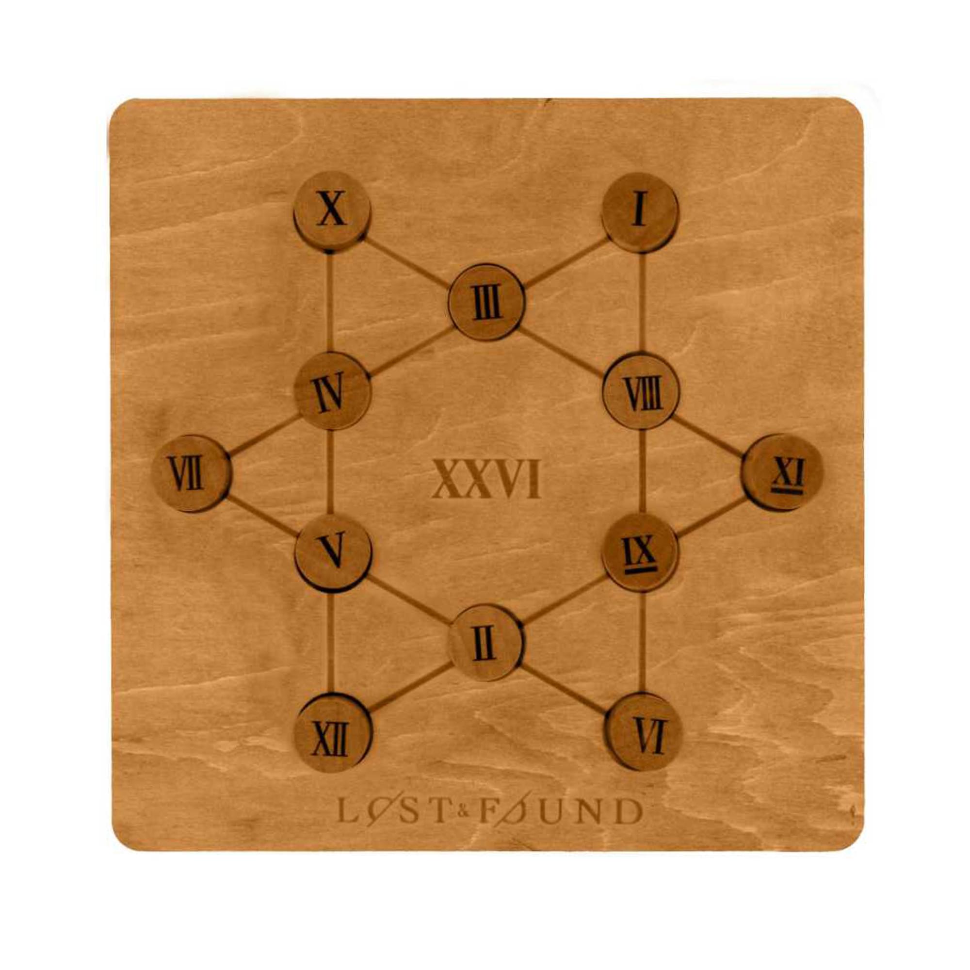 Roman Numeral Wooden 3D Puzzle | Free Shipping