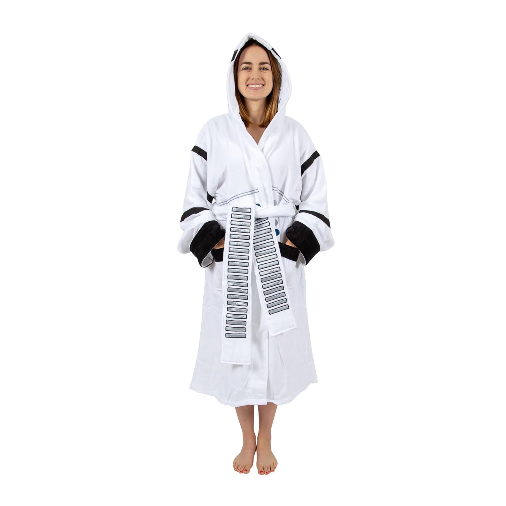 Star Wars Storm Trooper Cotton Hooded Adult Robe | Free Shipping