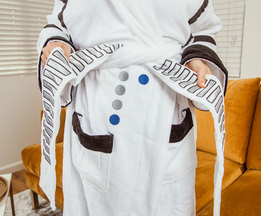 Star Wars Storm Trooper Cotton Hooded Adult Robe | Free Shipping
