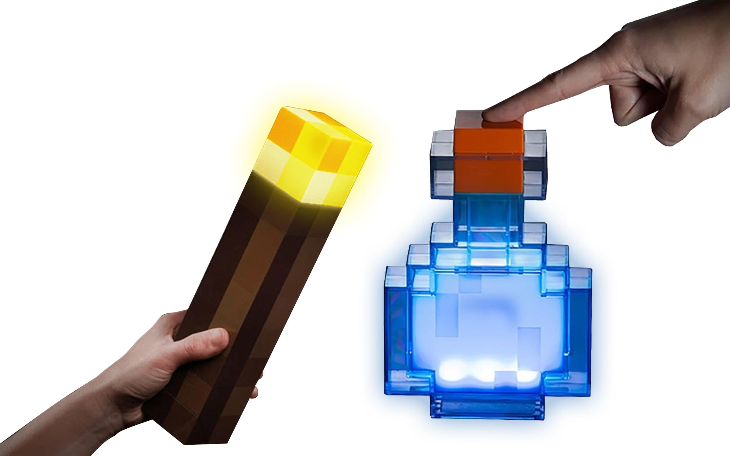 Minecraft LED Light Torch & Potion Set of 2 | Free Shipping
