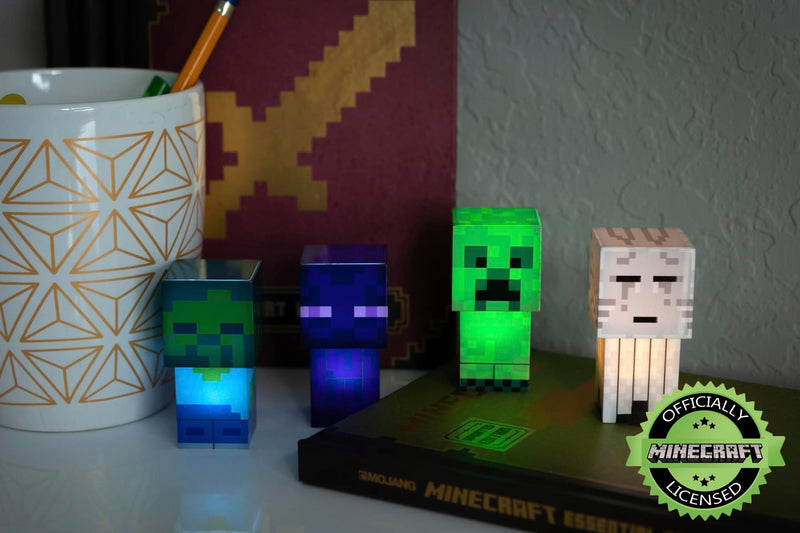 Minecraft Mini Mob 4 Piece Battery Operated Figure Light Set | Free Sh