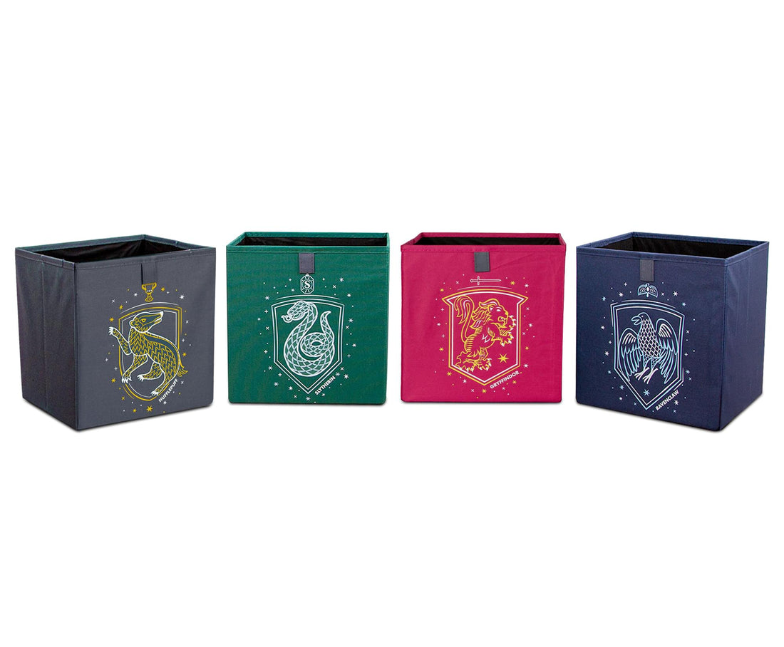Harry Potter Houses 4 Piece Storage Bin Set | Free Shipping