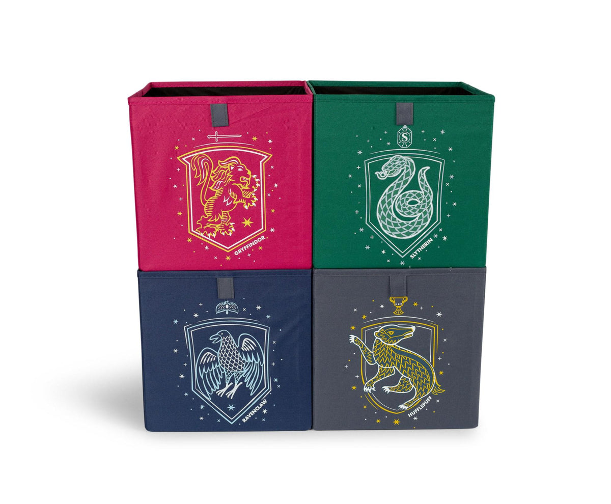 Harry Potter Houses 4 Piece Storage Bin Set | Free Shipping
