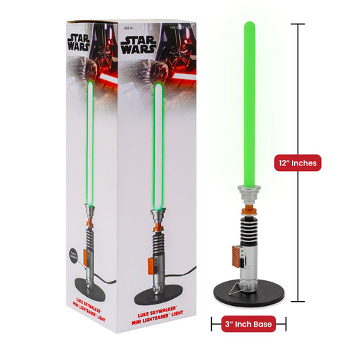Star Wars Luke Skywalker 12 Inch Lightsaber Lamp | Free Shipping