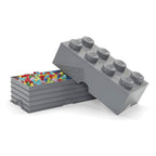 LEGO Storage Brick 8, Stone Grey | Free Shipping