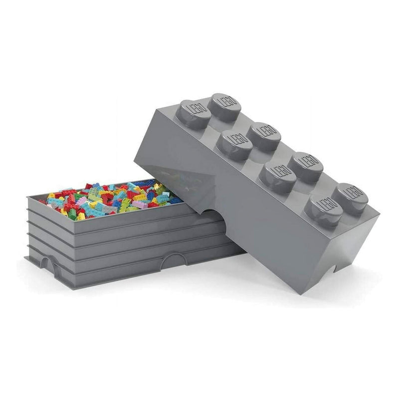 LEGO Storage Brick 8, Stone Grey | Free Shipping