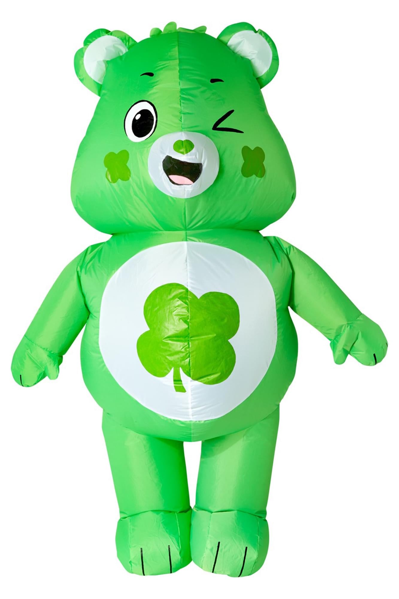 Care Bears Good Luck Bear Adult Inflatable Costume | Free Shipping