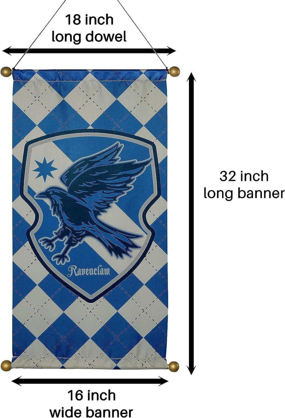 HP Ravenclaw House Banner 30"x18 | Free Shipping