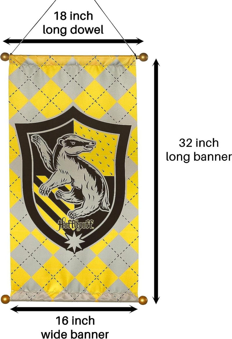 HP Hufflepuff House Banner 30"x18 | Free Shipping