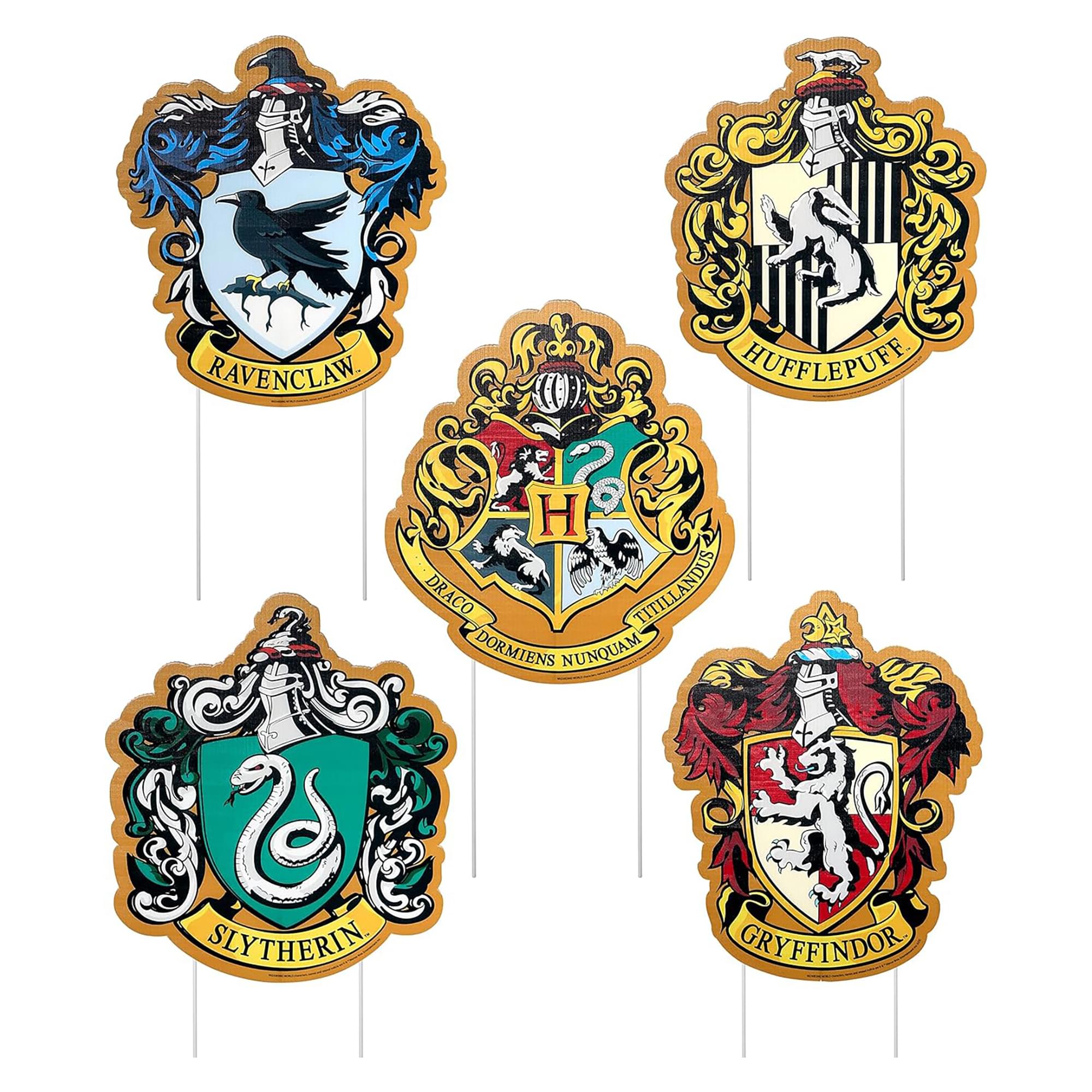 HP House Crests Sets Lawn Décor | Free Shipping