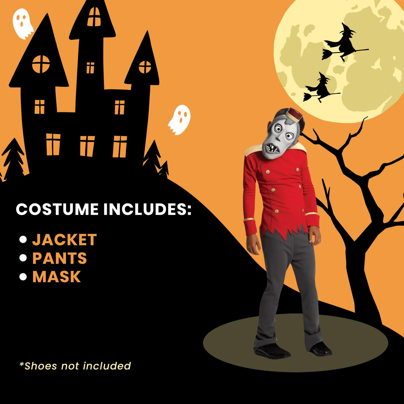 Hotel Transylvania 2 Zombie Bell Hop Child Costume | Free Shipping