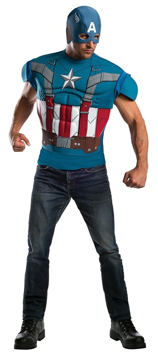 Captain America Costume Kit Adult Standard | Free Shipping