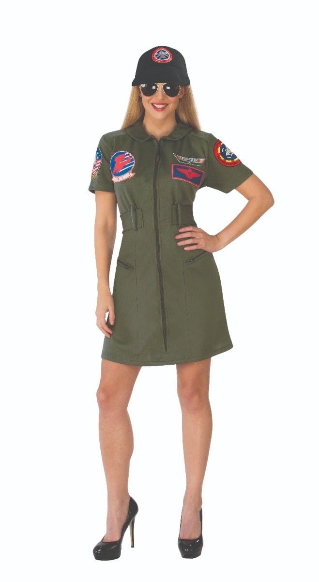 Top Gun Uniform Women's Costume Dress & Hat | Free Shipping