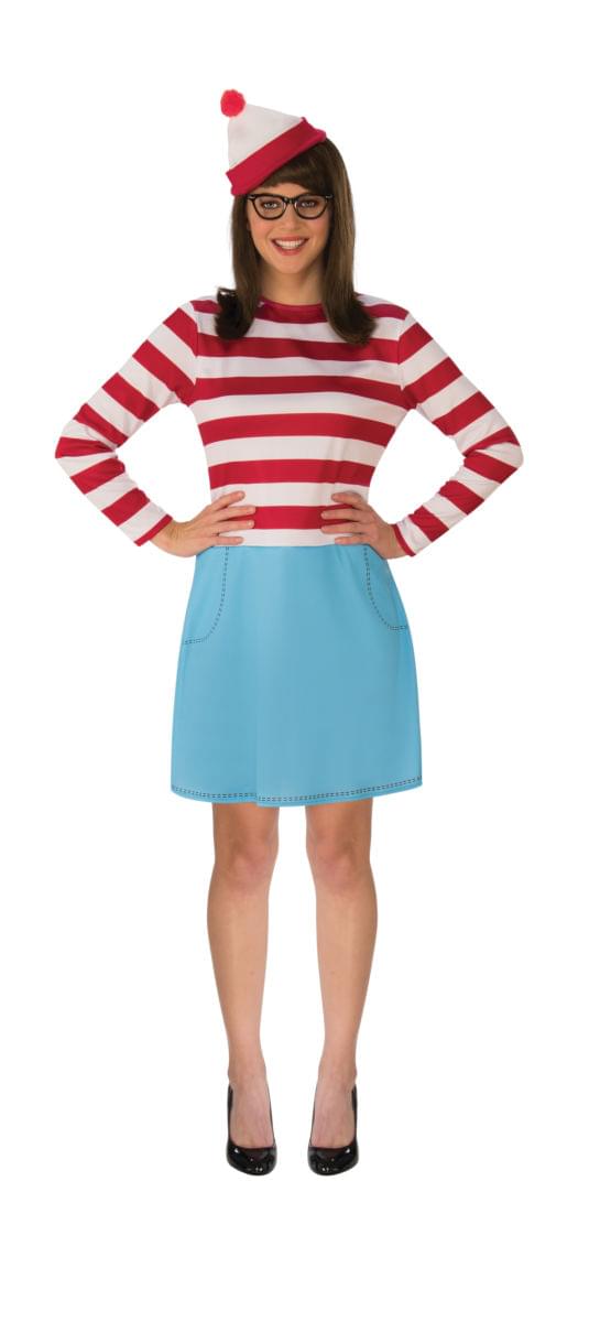 Where's Waldo Wenda Adult Costume | Free Shipping
