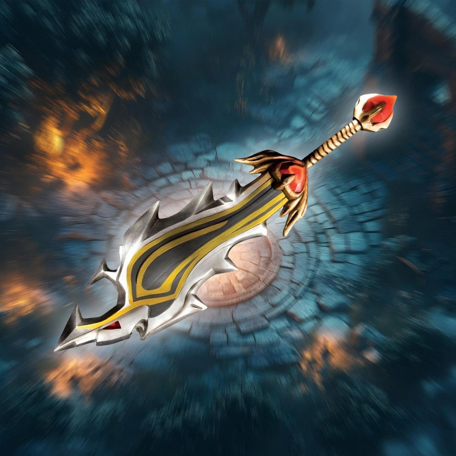 World Of Warcraft Lionheart Execution Weapon Costume Prop | Free Shipp