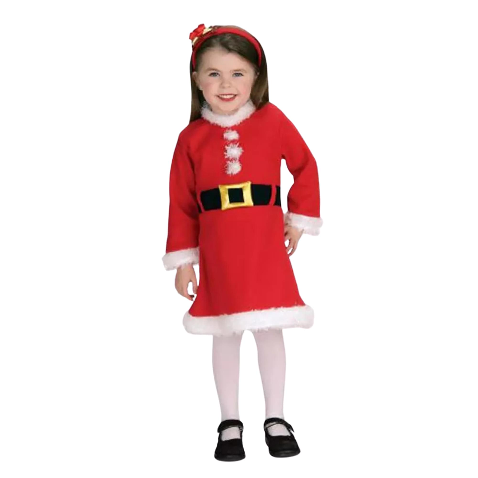 Santa Girl Costume Infant 6-12 Mos | Free Shipping