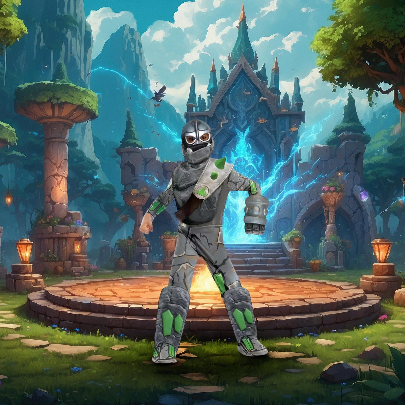 Skylanders Giants Deluxe Crusher Costume Child | Free Shipping