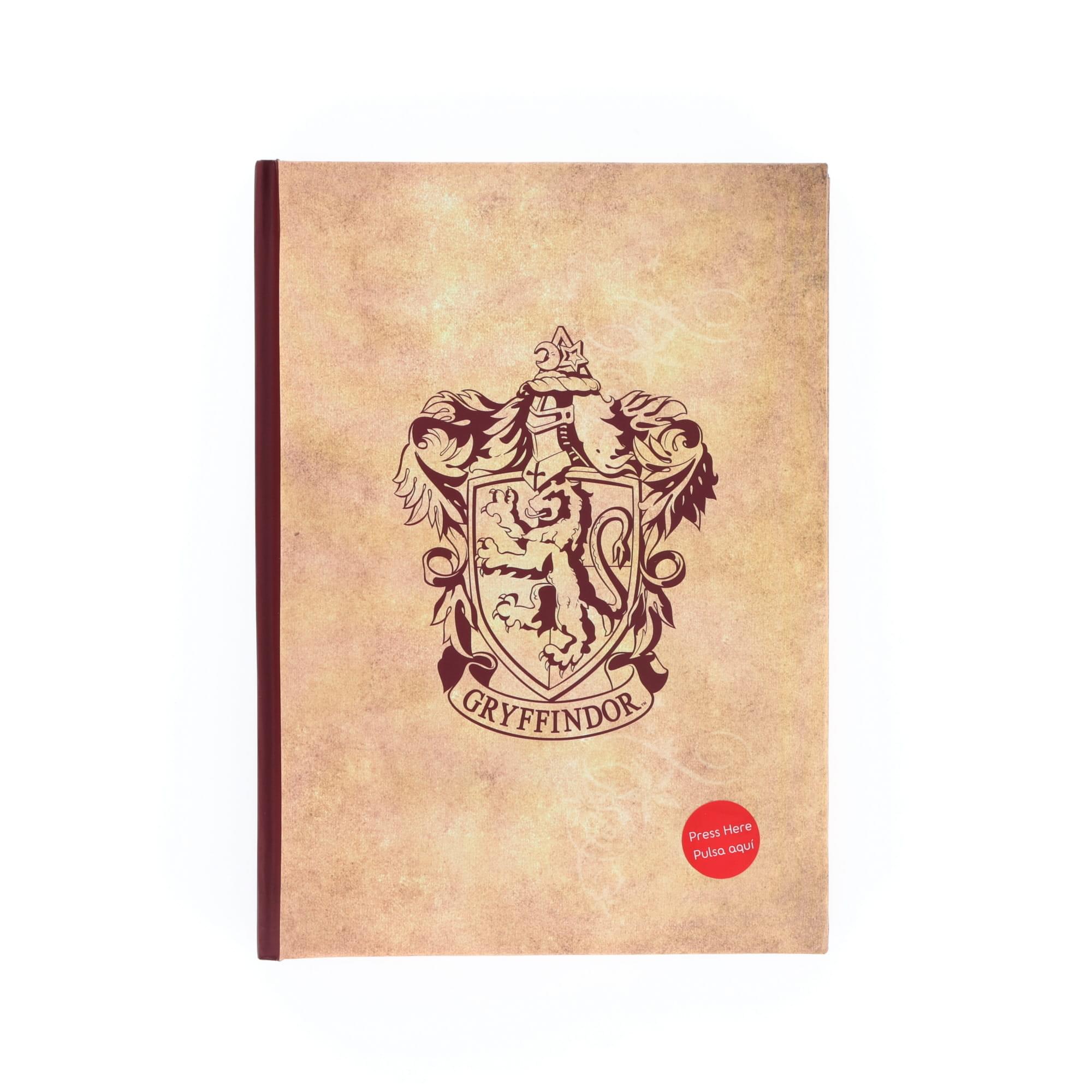 Harry Potter House Gryffindor Light-Up Notebook | Free Shipping