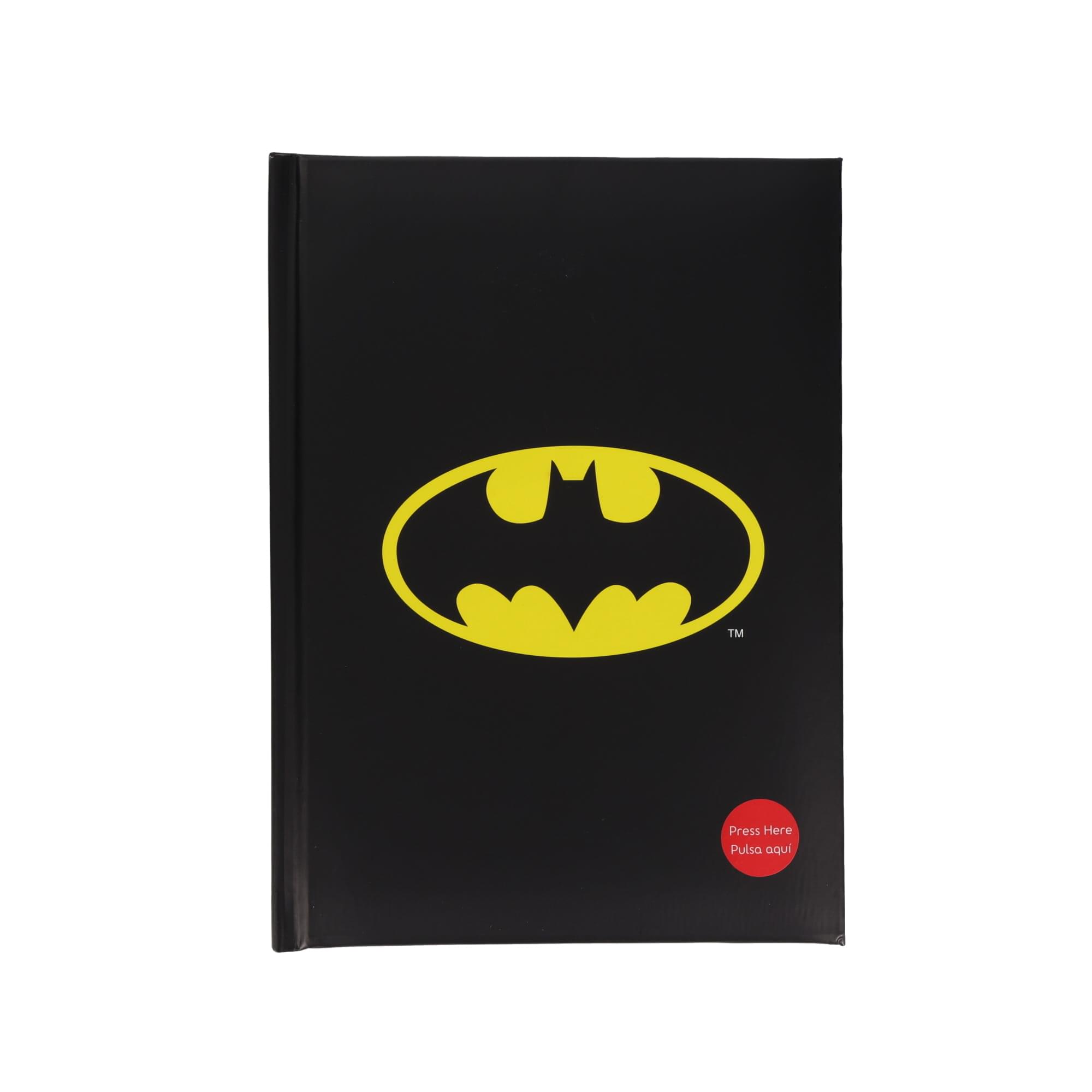 DC Comics Batman Logo Light-Up Hardcover Notebook | Free Shipping