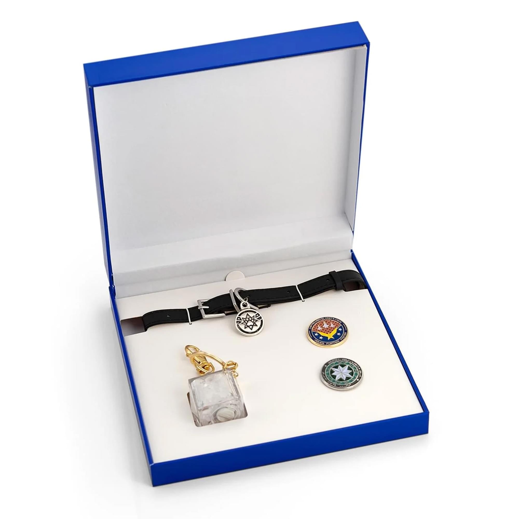 Captain Marvel Goose Collar | Tesseract Keychain | Pins | Free Shippin