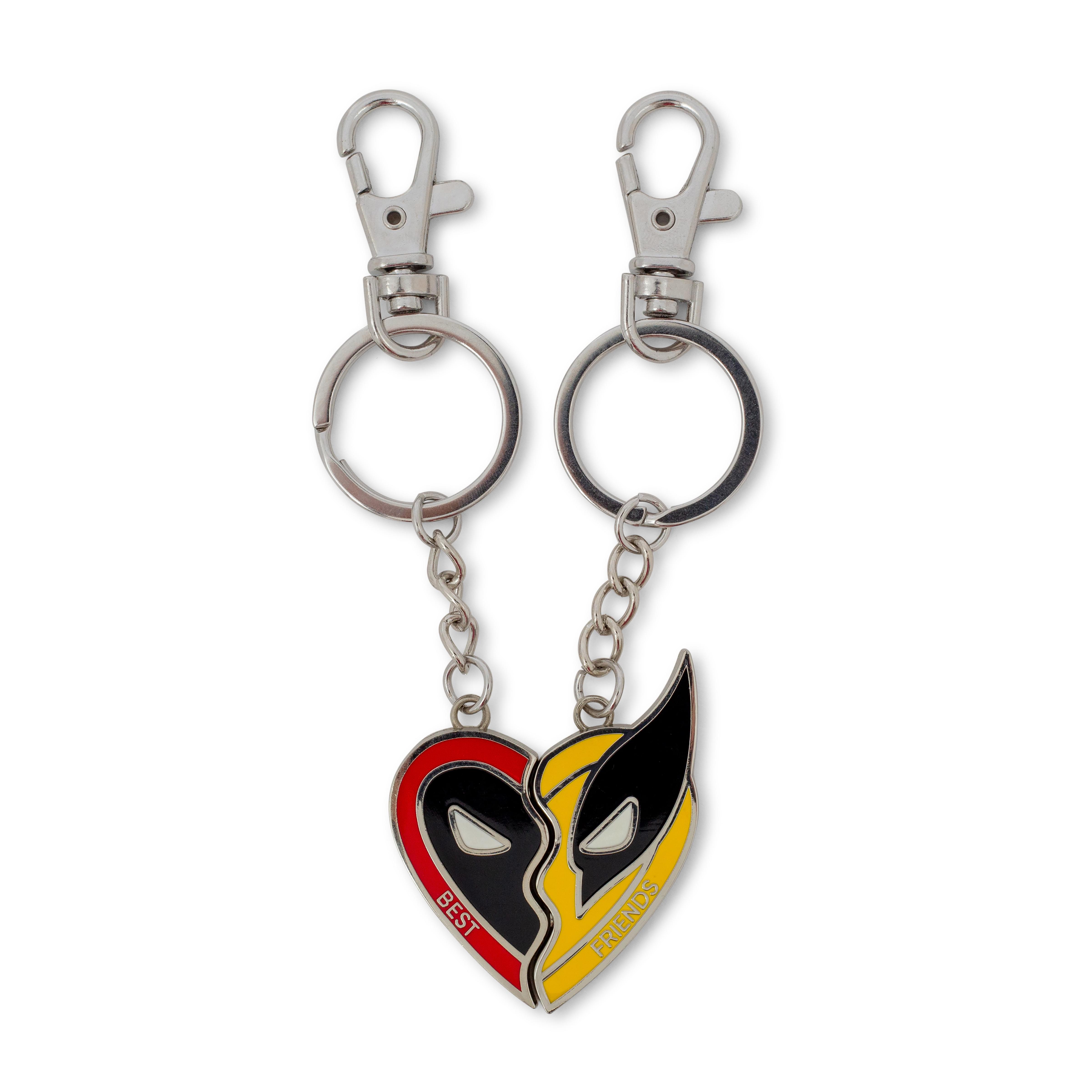 Marvel Deadpool and Wolverine BFF Keychain Set | Free Shipping