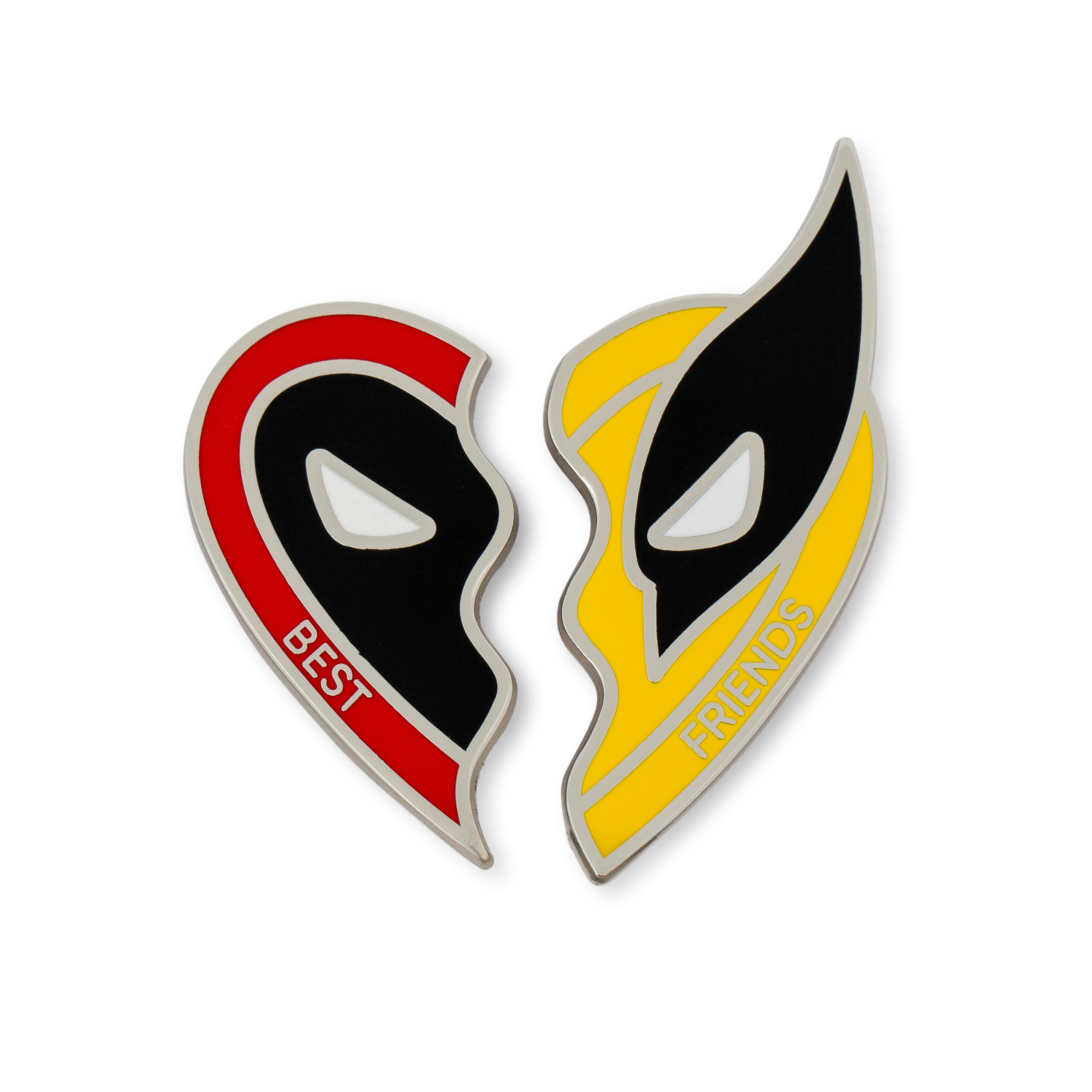 Marvel Deadpool & Wolverine BFF Exclusive Pin Set | Free Shipping