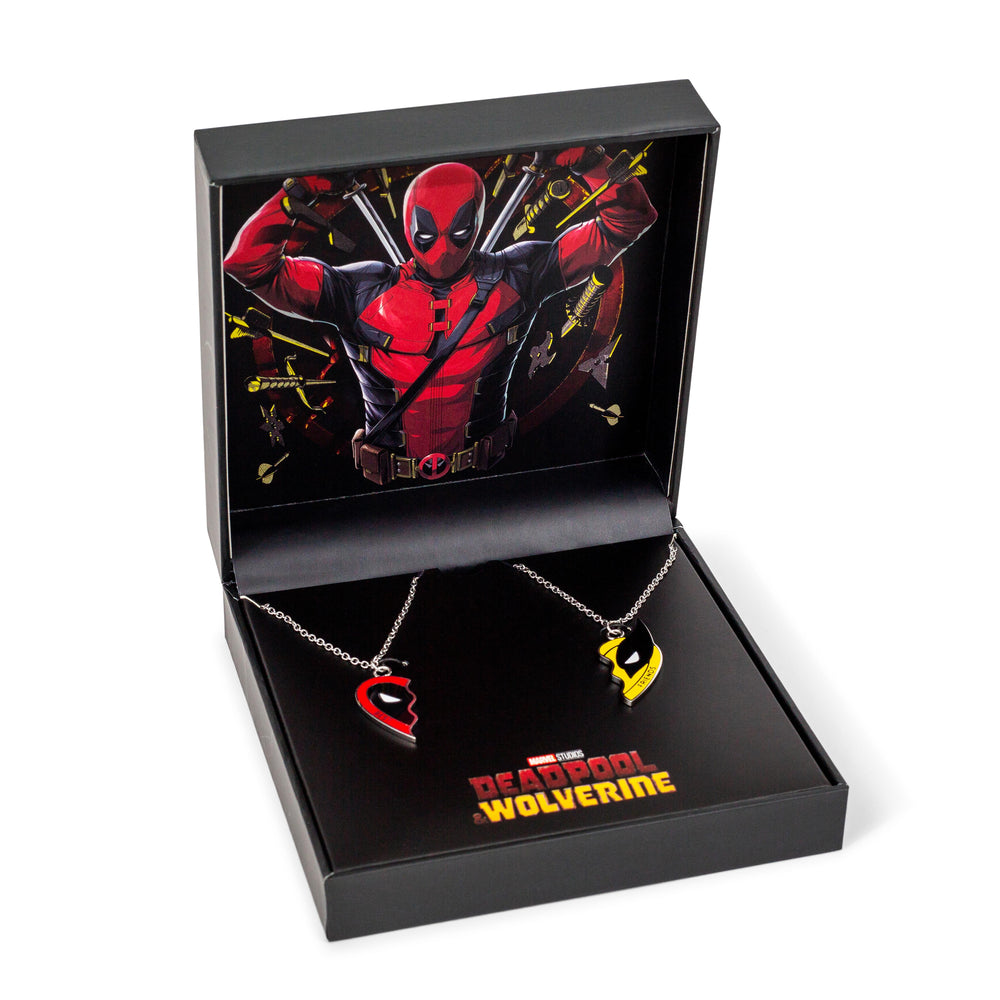 Marvel Deadpool And Wolverine Bff Necklace Set Free Shipping