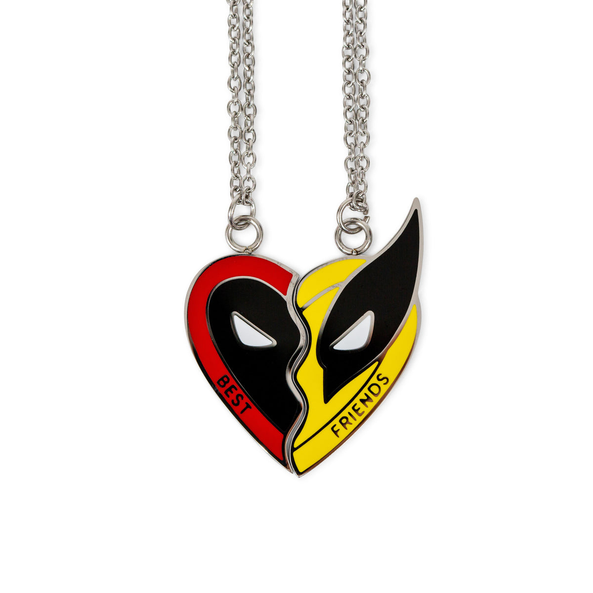 Marvel Deadpool and Wolverine BFF Necklace Set | Free Shipping